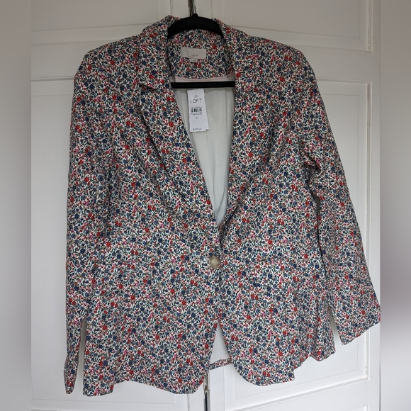 LOFT | Jackets & Coats | Loft Floral Blazer | Poshmark